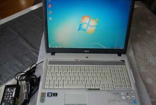 Большой ноутбук Acer Aspire 7520, экран 17 дюймов