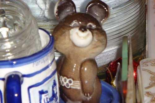 Фигурка мишка олимпийский