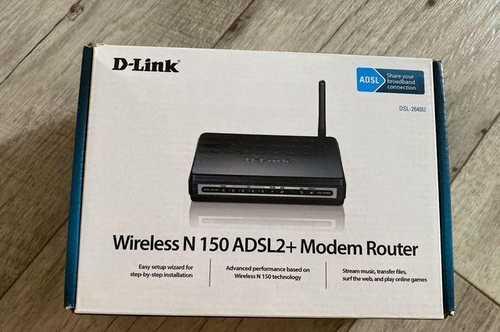 Маршрутизатор Модем роутер D-link N 150 adsl2