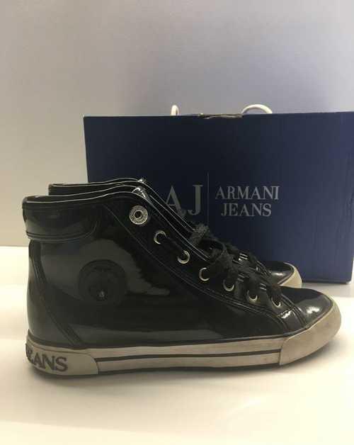 Кроссовки высокие Armani Jeans