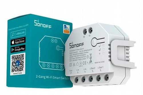 Sonoff DualR3 - wifi реле 2-канальное с ваттметром
