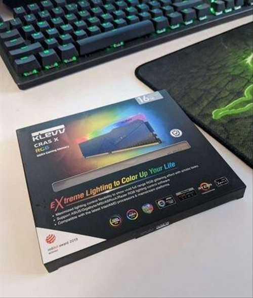 Klevv cras X RGB DDR4 16Gb KIT 2x8Gb 3200MHz