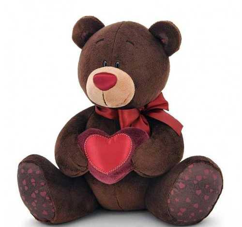 Игрушка Мишка Choco с сердцем 30см