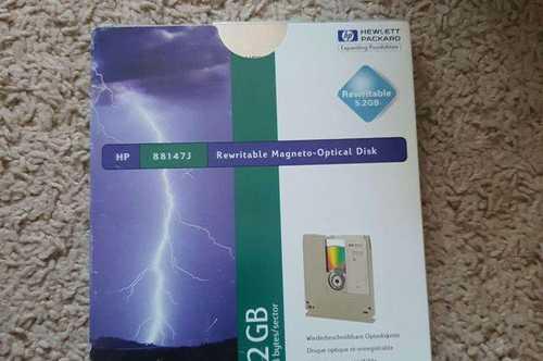 Hp rewritable magneto-optical disk 88147j