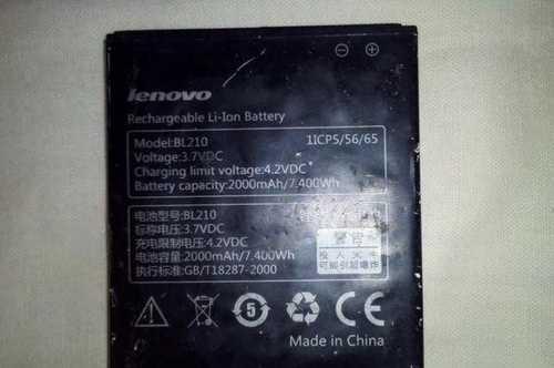 Аккумулятор от телефона Lenovo