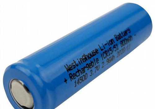 Аккумулятор 3.7v Westinghouse ICR14500 800mAh