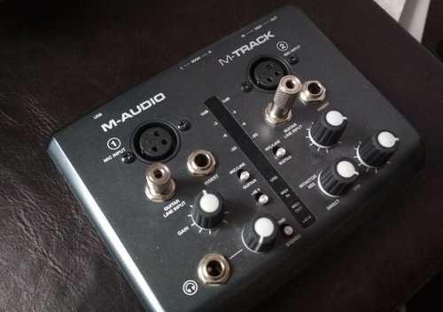 M-audio M-track аудикарта внешняя