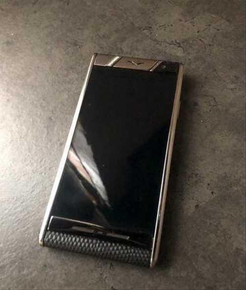 Vertu Aster Alligator Black на бриллиантах
