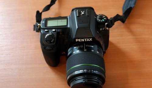 Зеркальный фотоаппарат Pentax K7 Kit 18-55 AL WR