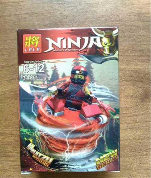 Конструктор волчок Ninja lego Лего lele 31137 крас