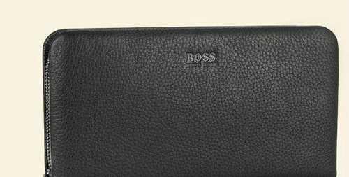 Hugo Boss Мужской кожаный клатч мужские сумки
