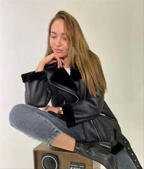 Дубленка aviator zara