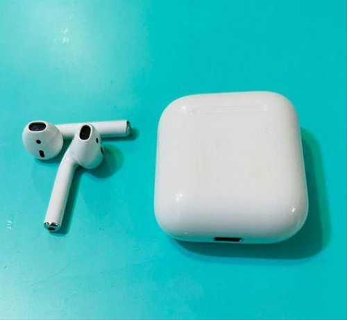 Купить в минске наушники apple airpods 2 в футляре с возможностью беспроводной зарядки