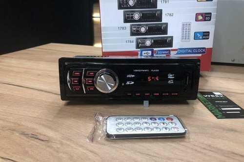 Автомагнитола CAR MP3 1782 + пульт ду (новая)