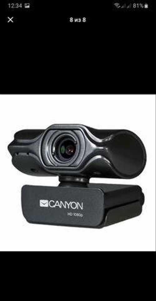 Веб-камера Canyon C6 2K