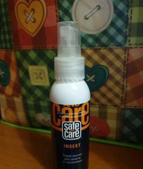 Спрей -лосьон для защиты от насекомых Safe andCare