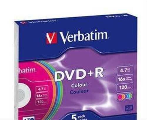Диск DVD+R Verbatim, 4.7 Gb