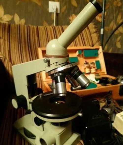 Микроскоп "Био лам Р-12" с набором объективов