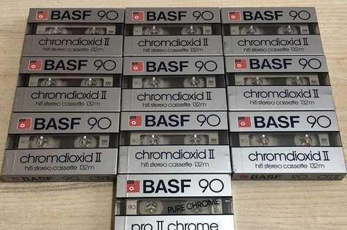 Аудиокассеты Basf хром 82-84 год новые