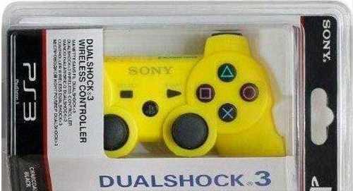 Джойстик DualShock 3 Жёлтый