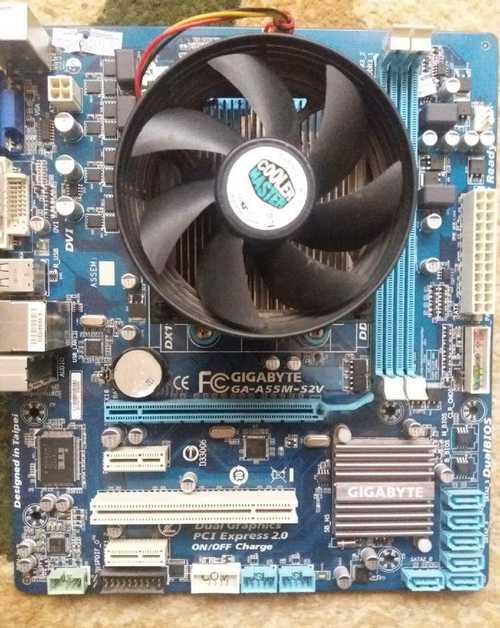 Gigabyte ga-a55m-s2v+amd a4 3300