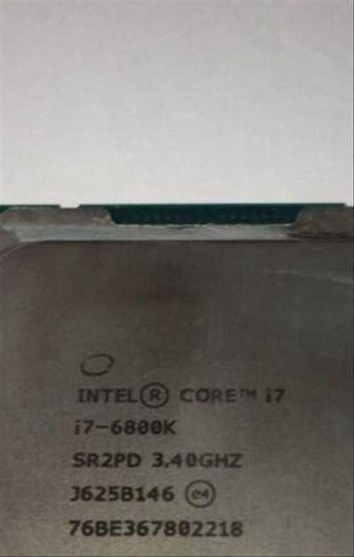 Процессор Intel Core i7-6800K 3.4 GHz / 6core / 1