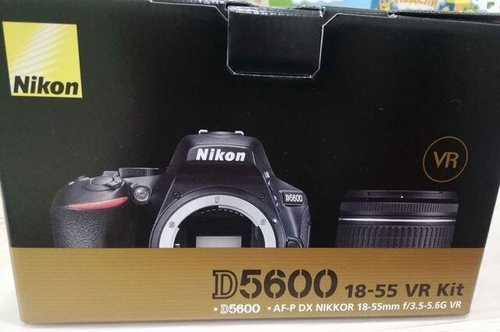Зеркальный фотоаппарат Nikon D5600 18-55vr