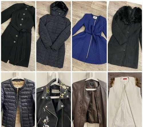 Пальто, куртки, пуховики, косухи женские 42-44 раз
