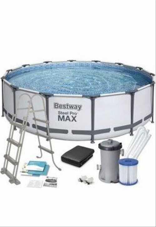 Каркасный бассейн 366x122 bestway steel pro max