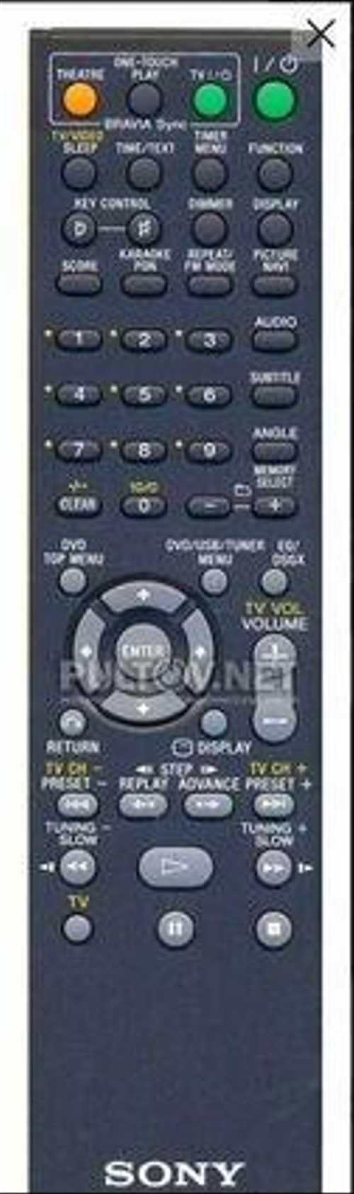 RM-AMU063 пульт для музыкального центра Sony CMT-D