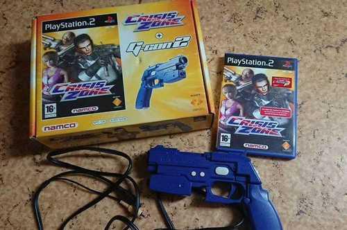G Con 2 light gun + Crisis zone bundle PS2