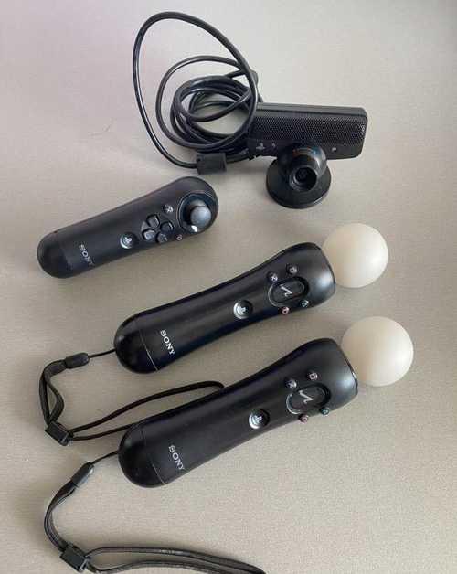 PS Move x2 + PS Eye + PS Navigation Controller