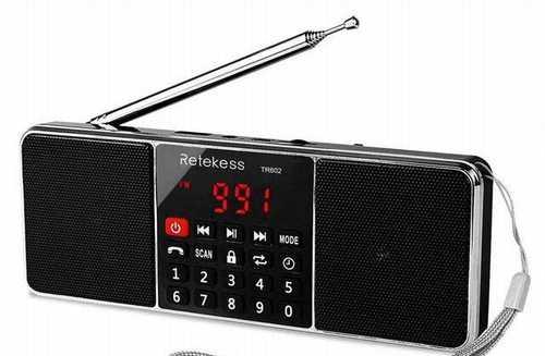 Стерео радиоприемник с mp3 и блютуз Retekess TR602