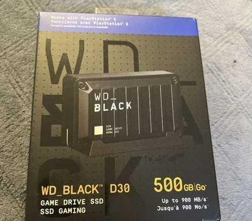 WD Black D30 внешний SSD для PS5 и пк