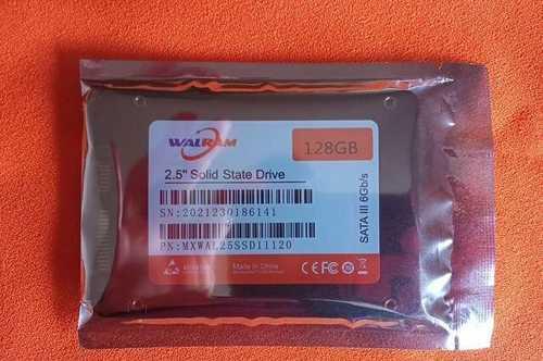 Диск WalRam SSD 128 Gb 2.5'' SATA III