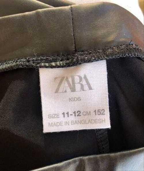 Кожаные лосины Zara