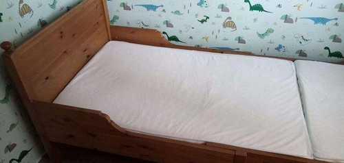 Кровать икея раздвижная детская
