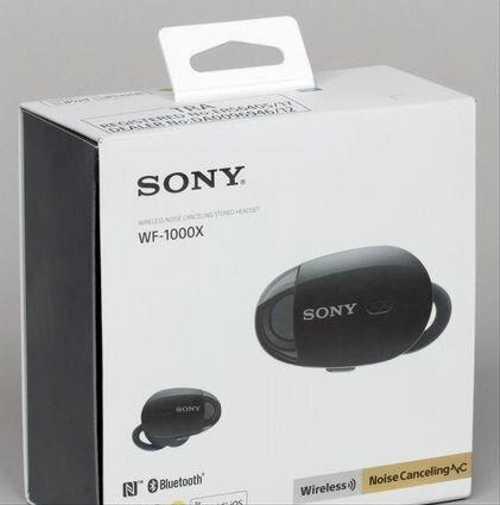 Беспроводные наушники Sony WF-1000X black