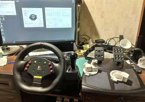 Logitech momo racing 900 градусов mod