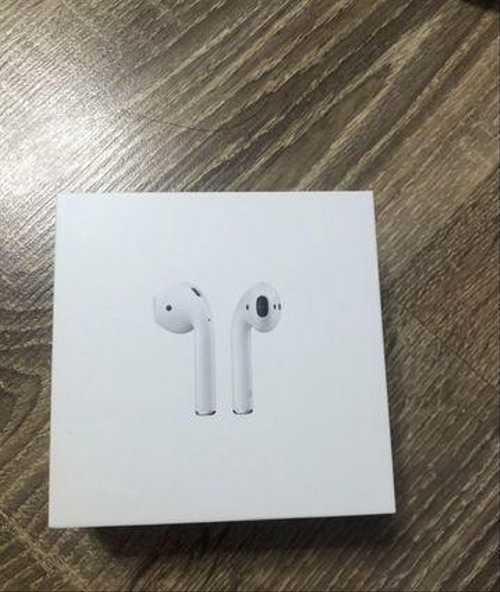 Пустая коробка airpods