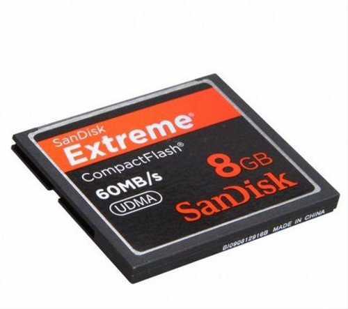 Флеш карта Compact Flash SanDisk Extreme 8GB 60 MB