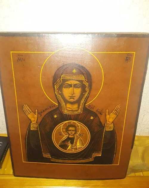 Икона Богородица 19 век