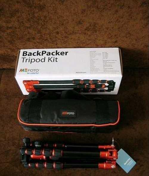 Штатив новый MeFoto Benro Back Packer Tripod K