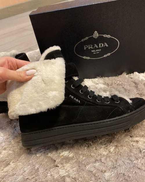 Кеды Prada оригинал новые