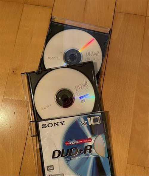 Болванки sony DVD-R 4,7 GB / 120