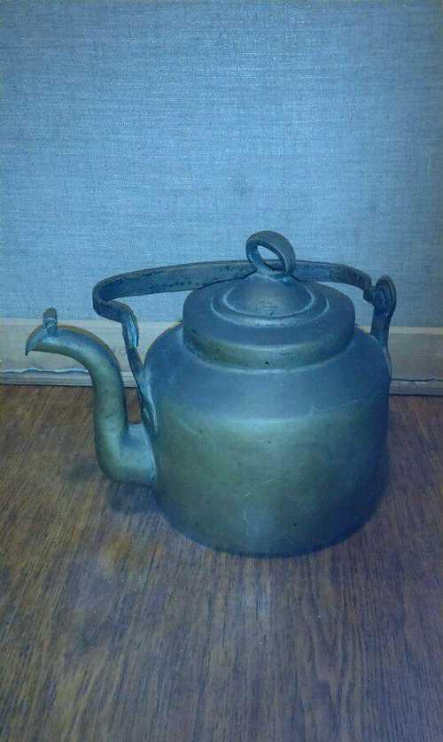 Чайник старинный медный царский