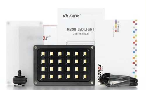 LED видео фото свет Viltrox RB08 2500К - 8500К