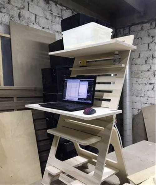 Компьютерный стол рабочее место складной