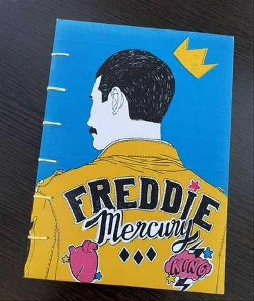 Блокнот ручной работы Freddie Mercury (Фредди Мерк