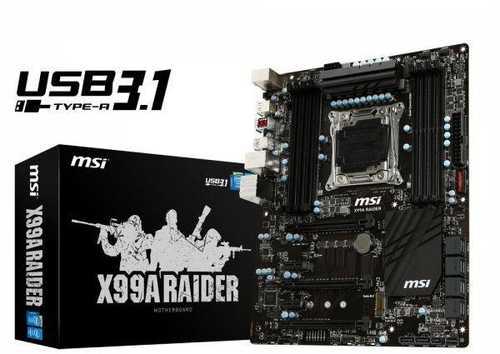 Msi x99a raider + 5820k